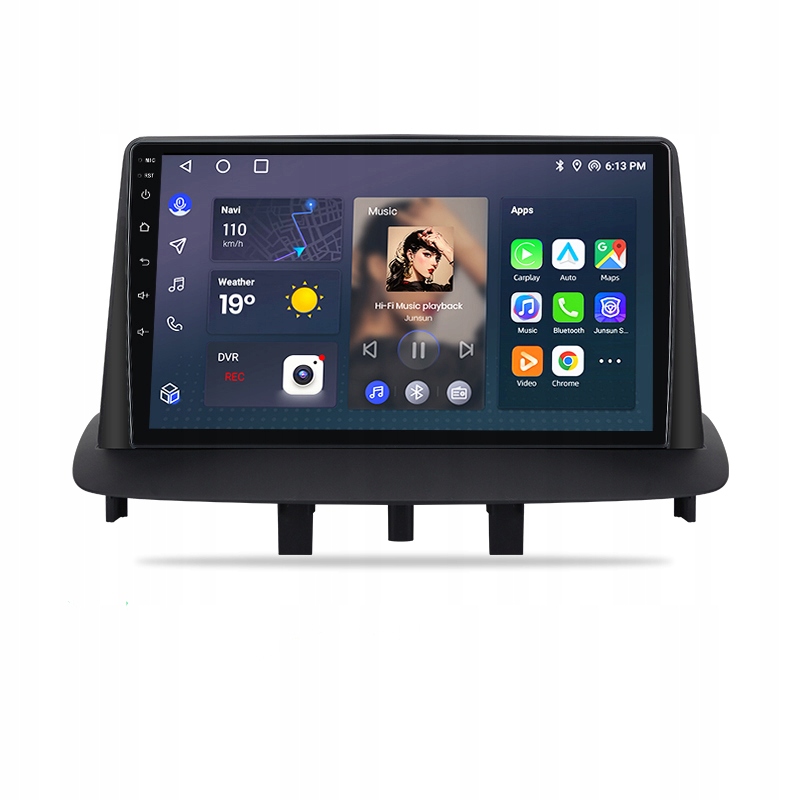 radio samochodowe Renault Megane 3 2008-2014 carplay android auto 4G 8 ...
