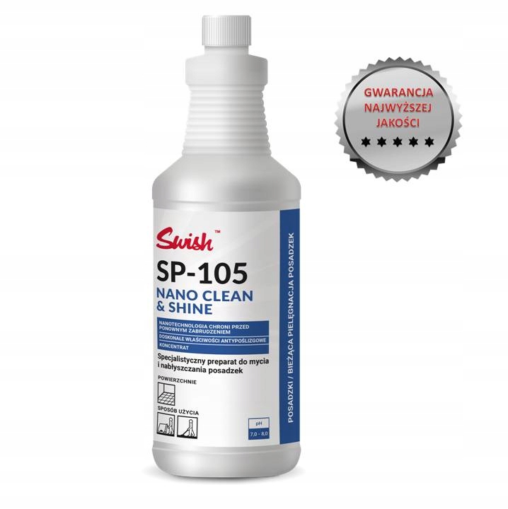 SP-105 Nano clean & shine płyn do podłóg 1L • Cena, Opinie - Allegro