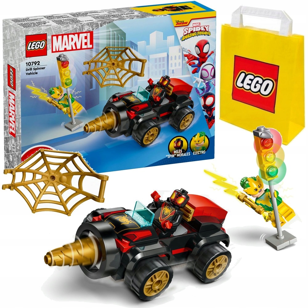 Купить LEGO SPIDEY 10792: Буровая машина «Человек-паук» + подарочная ...