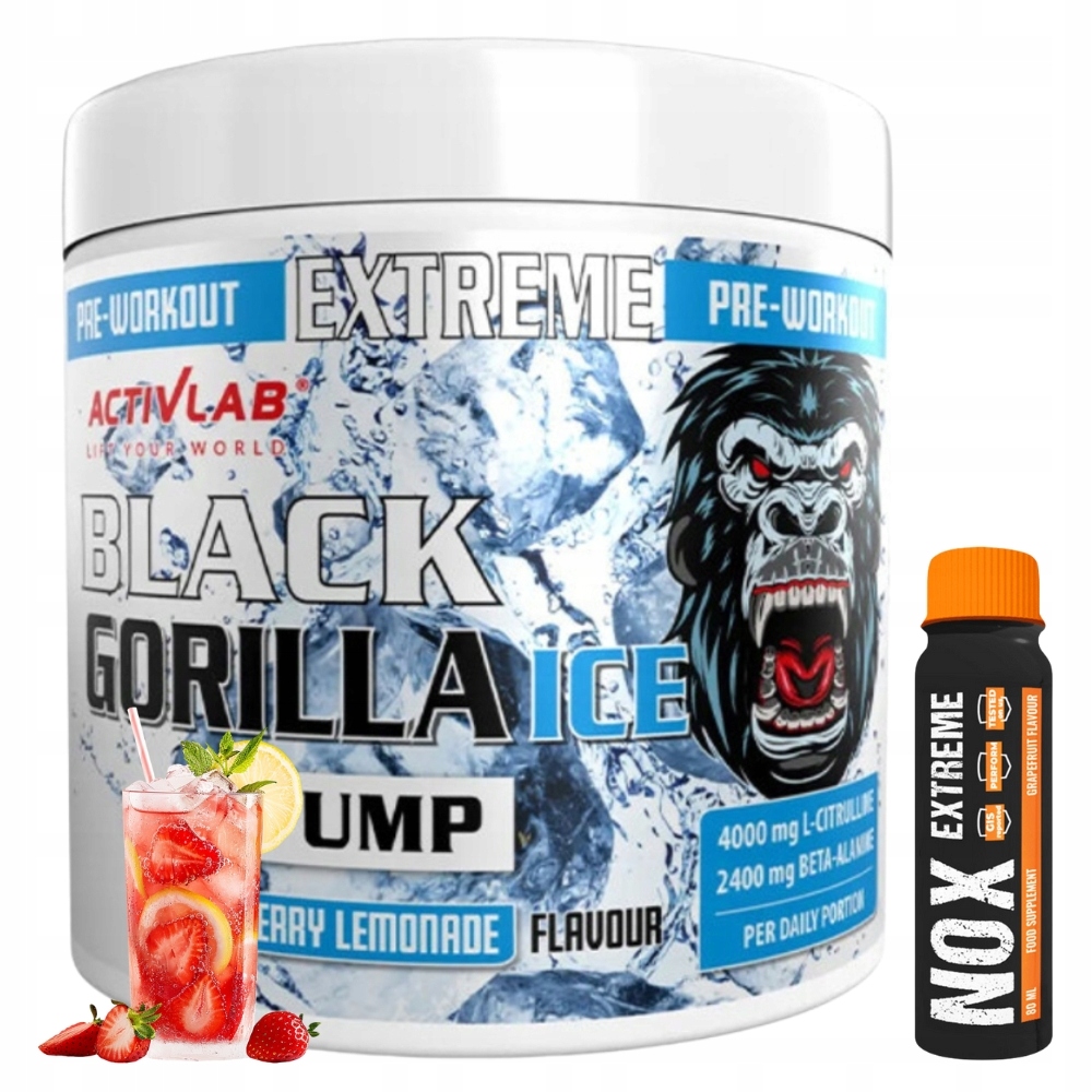 ACTIVLAB BLACK GORILLA ICE PUMP 300G TRUSKAWKA LEMONIADA ...
