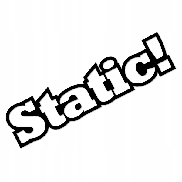 Static 3 - Naklejka - Niska cena na Allegro