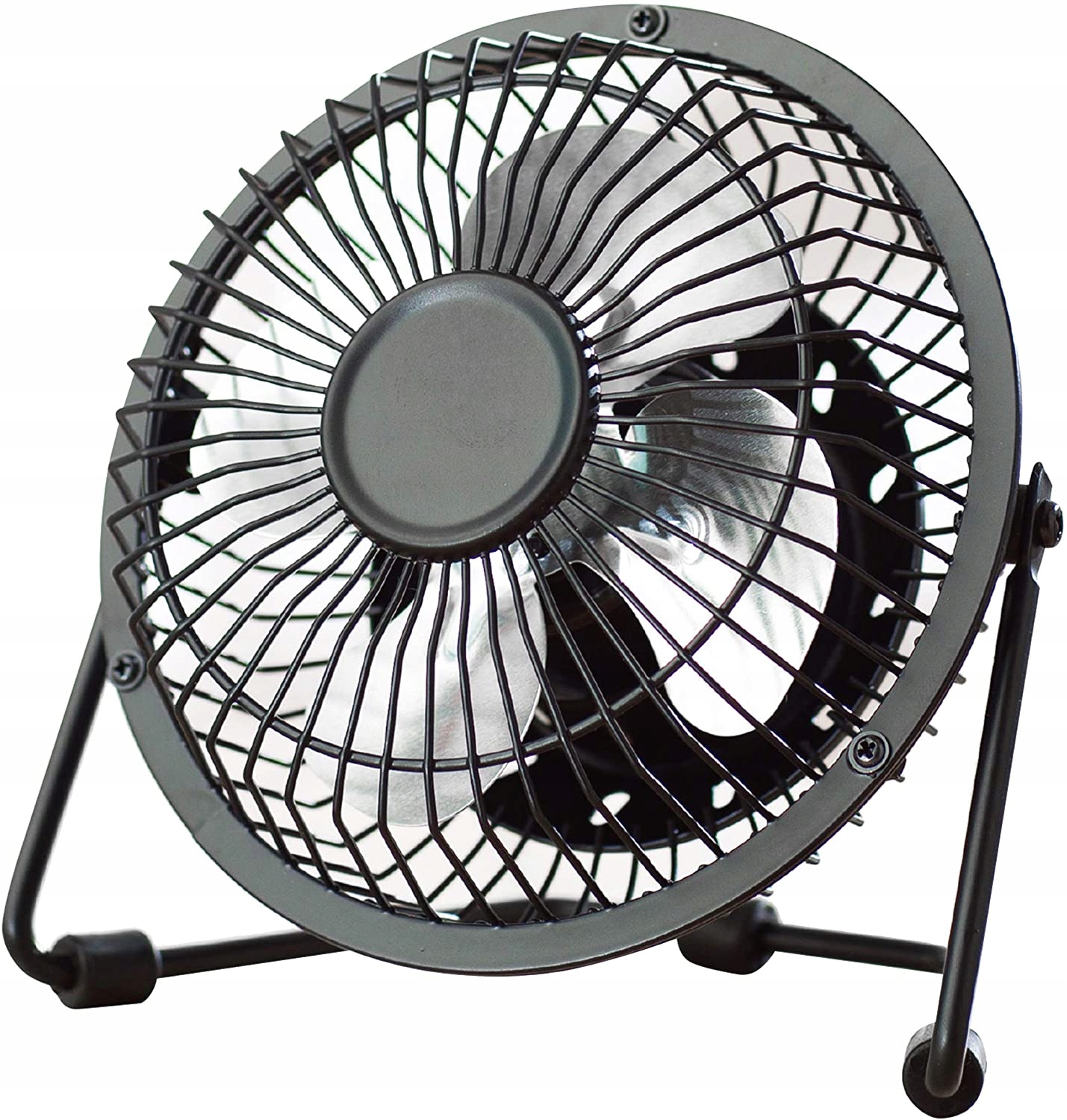 WIATRAK WENTYLATOR USB STOJĄCY METALOWY BIUROWY STOŁOWY WIATRACZEK NA ...
