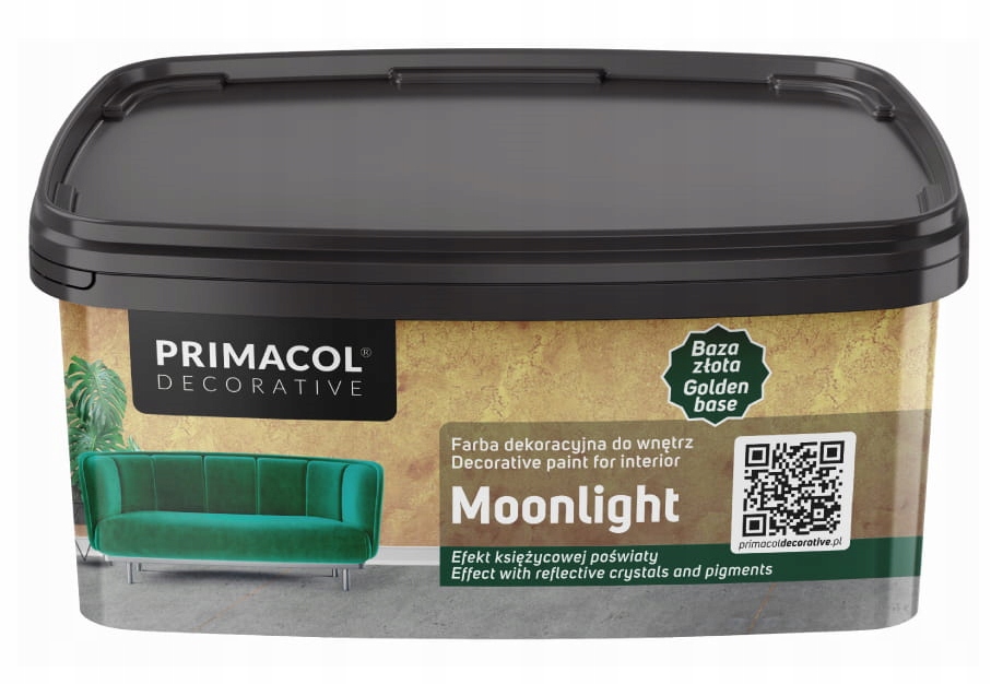 PRIMACOL FARBA DEKORACYJNA MOONLIGHT ZŁOTA 1L (5906725257635) • Cena ...
