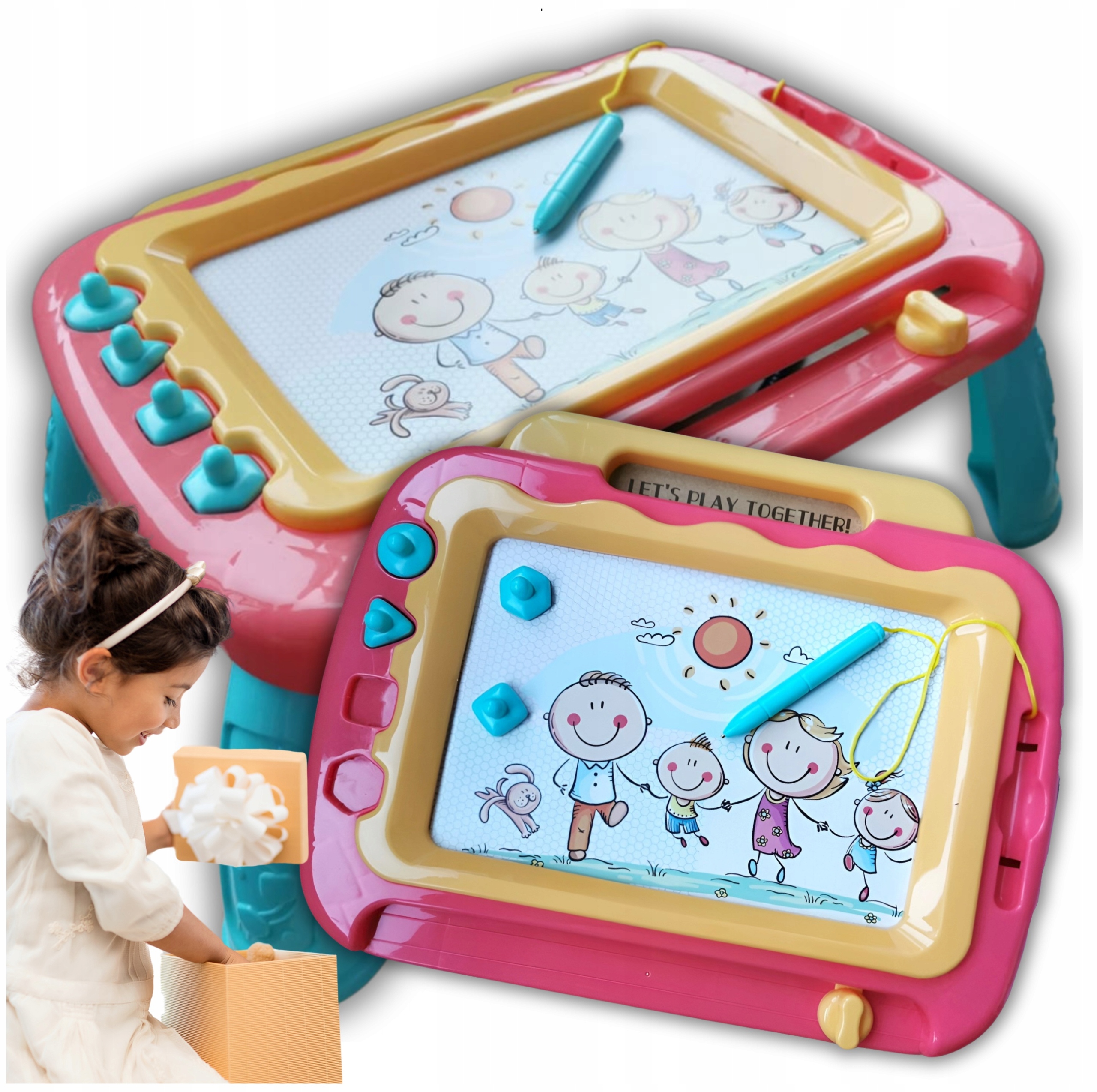 ZNIKOPIS TABLET GRAFICZNY TABLICA STOLIK DO RYSOWANIA DLA DZIECI Z ...