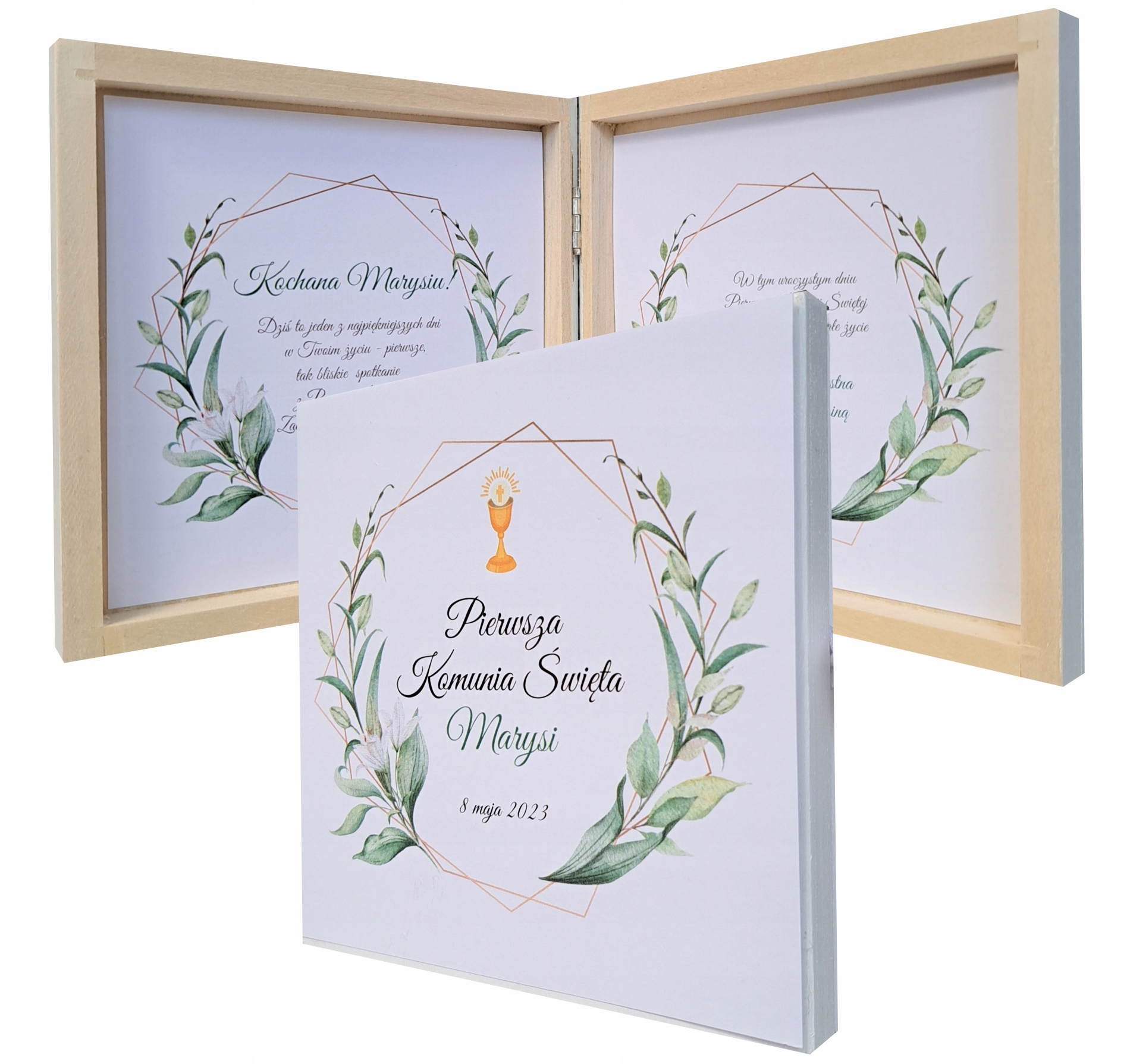 PAMIĄTKA KOMUNII, prezent PIERWSZA KOMUNIA 13260115402 - Allegro.pl