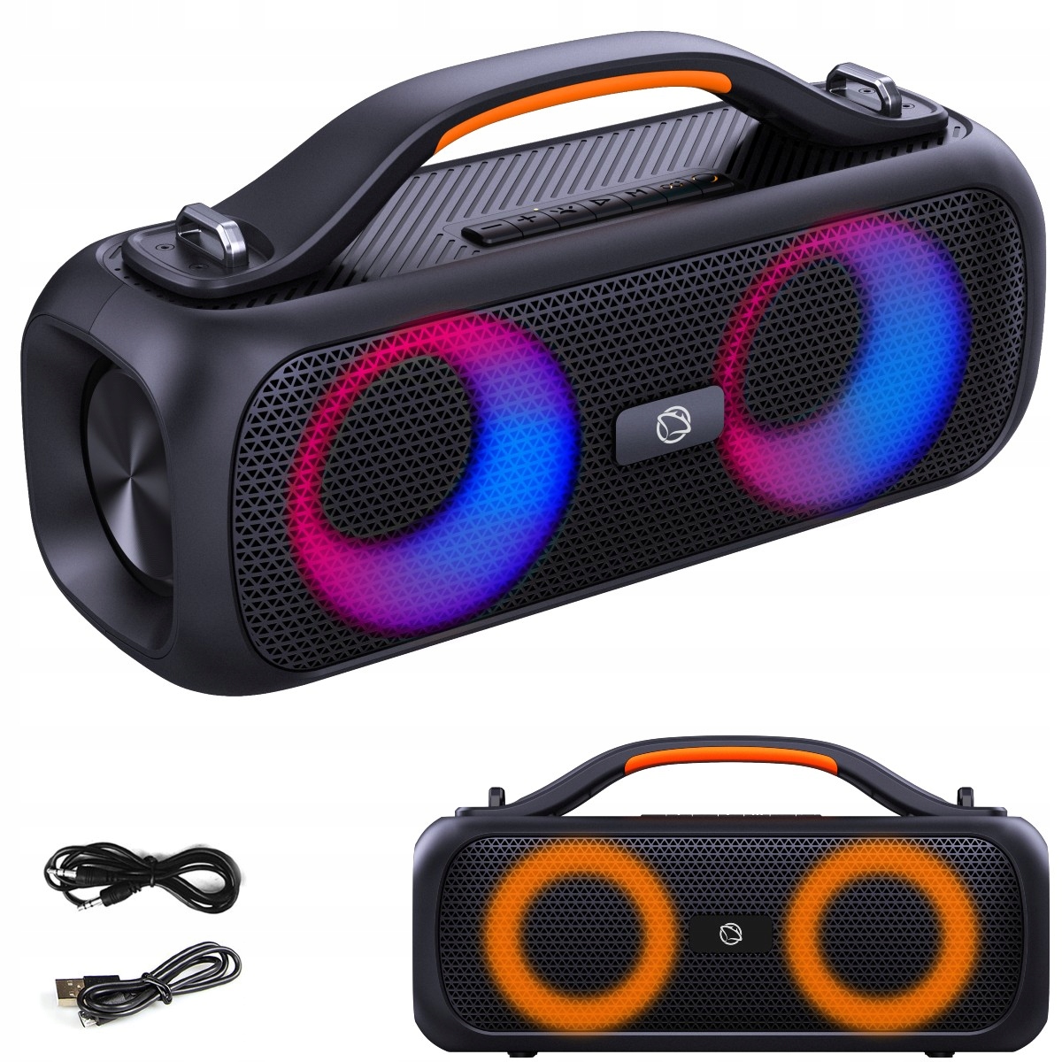 Głośnik przenośny RGB IPX5 Bluetooth Manta SPK216 - Sklep, Opinie, Cena ...