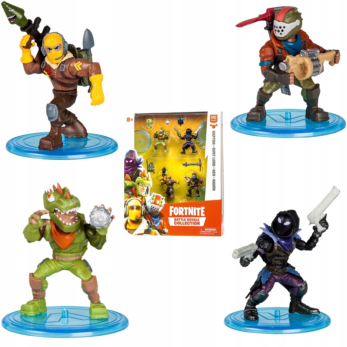 4x Figurka Fortnite 4-pak DODATKI Legendarny Squad (630996635193 ...