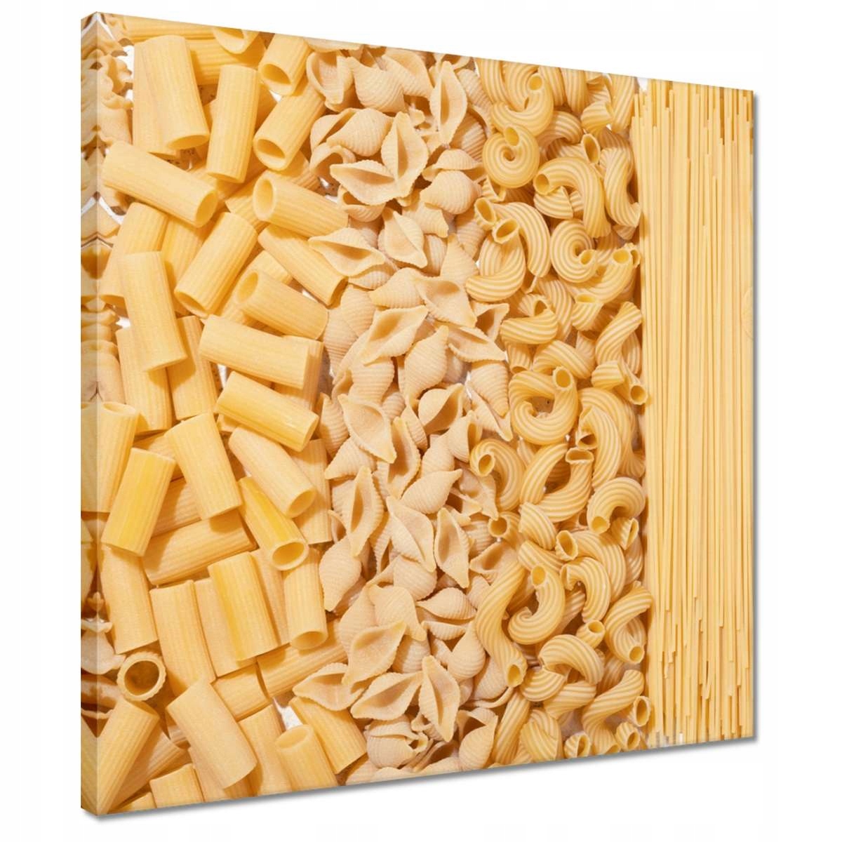 Obrazy 40x40 Druhy těstovin pasta za 263.00CZK - Allegro
