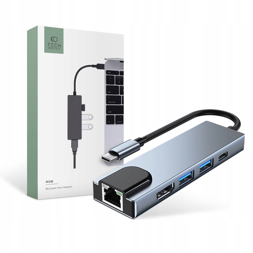 Rj45 w Huby USB i rozdzielacze Tech-protect - Komputery - Allegro.pl