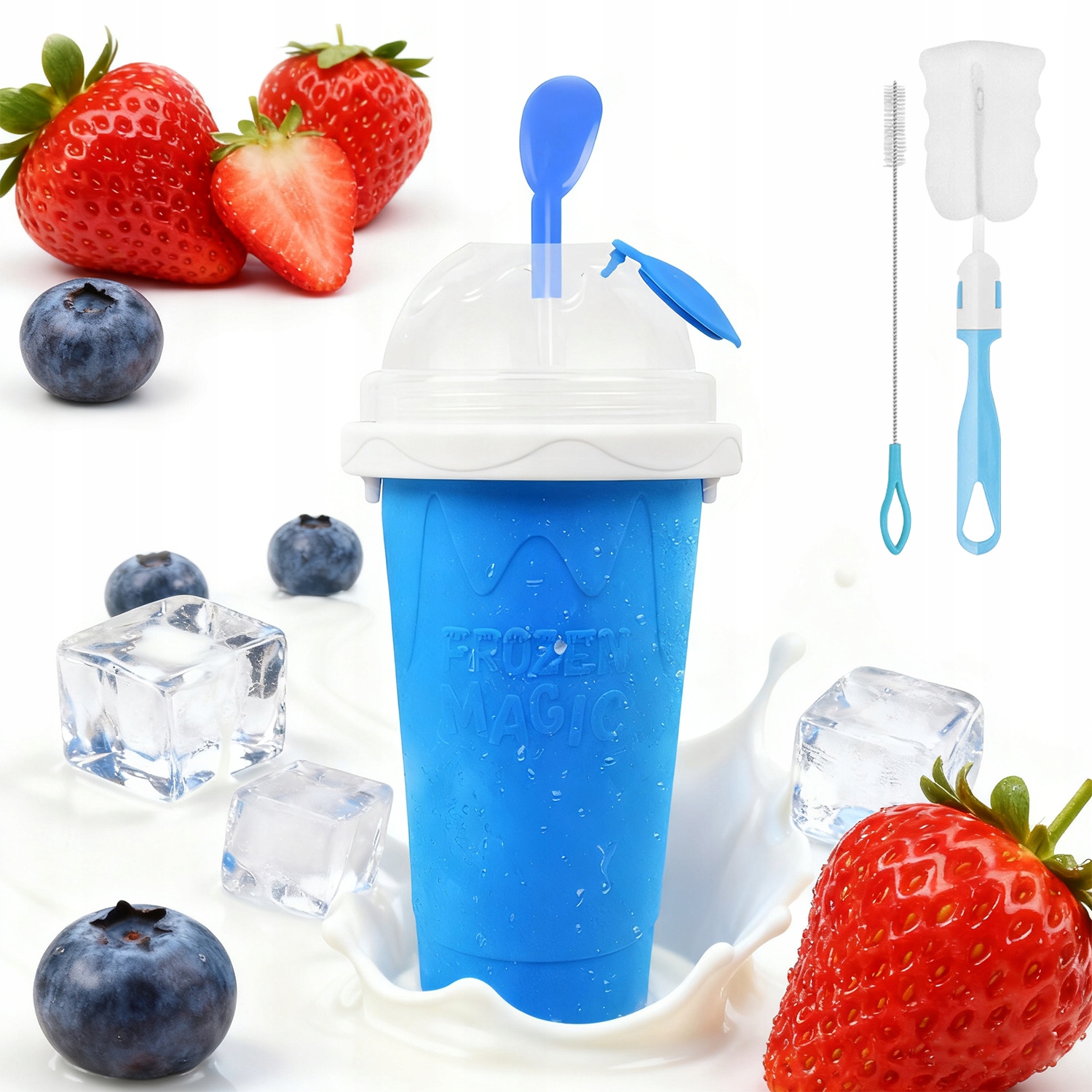 SLUSHY KÉSZÍTŐ POHÁR FAGYI GRANITA SZORBET KÉK, (4069700163749) • Ár ...