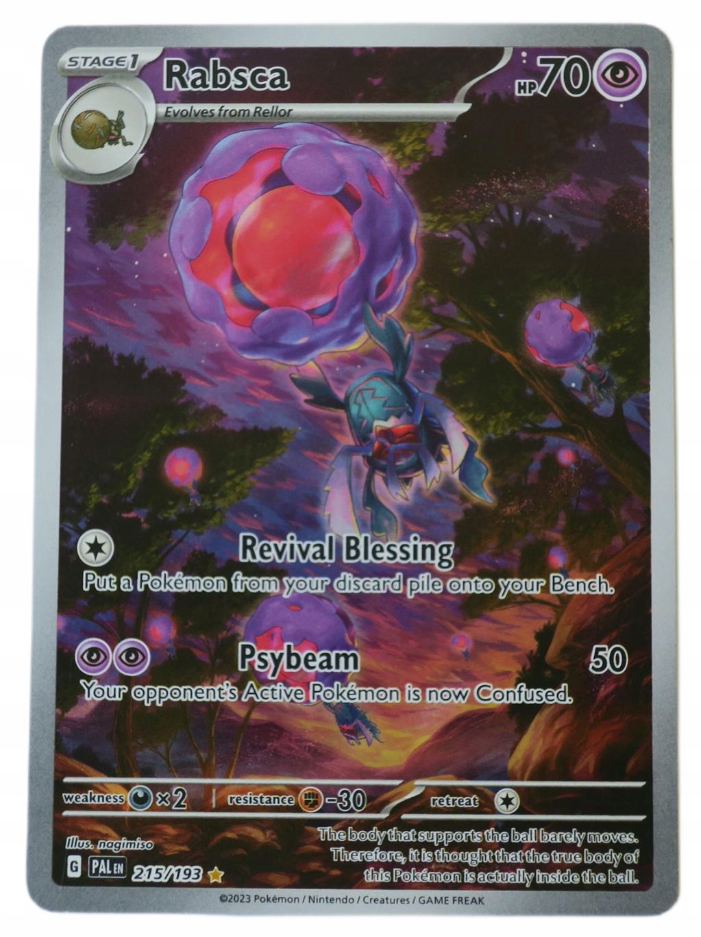 ORYGINALNA KARTA POKEMON PALDEA EVOLVED RABSCA PAL 215/193 - Stan: nowy ...