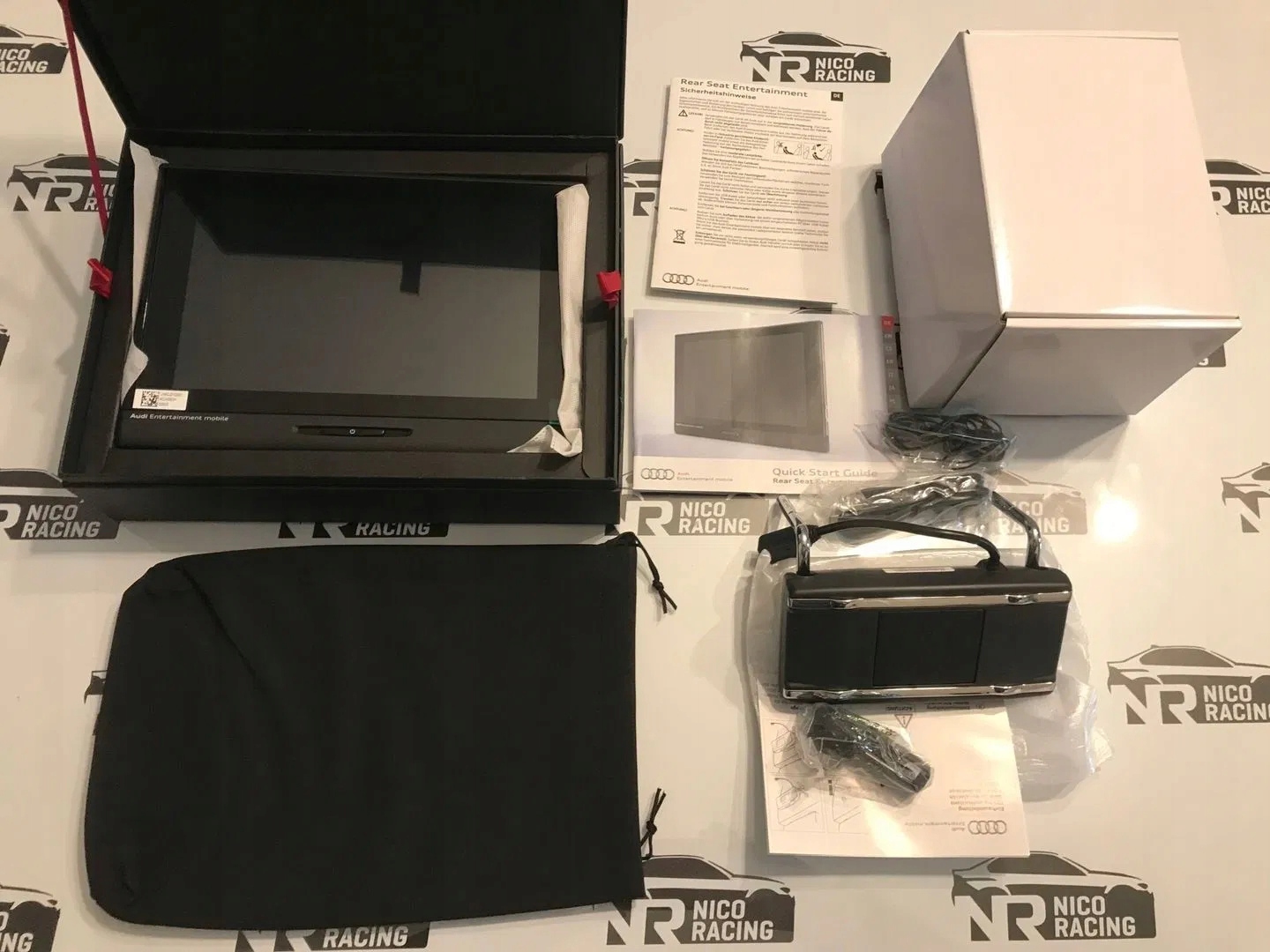 AUDI A4 A6 Q5 Q7 MONITOR TABLET ENTERTAIMENT RSE III KOMPLET za 1500 ...