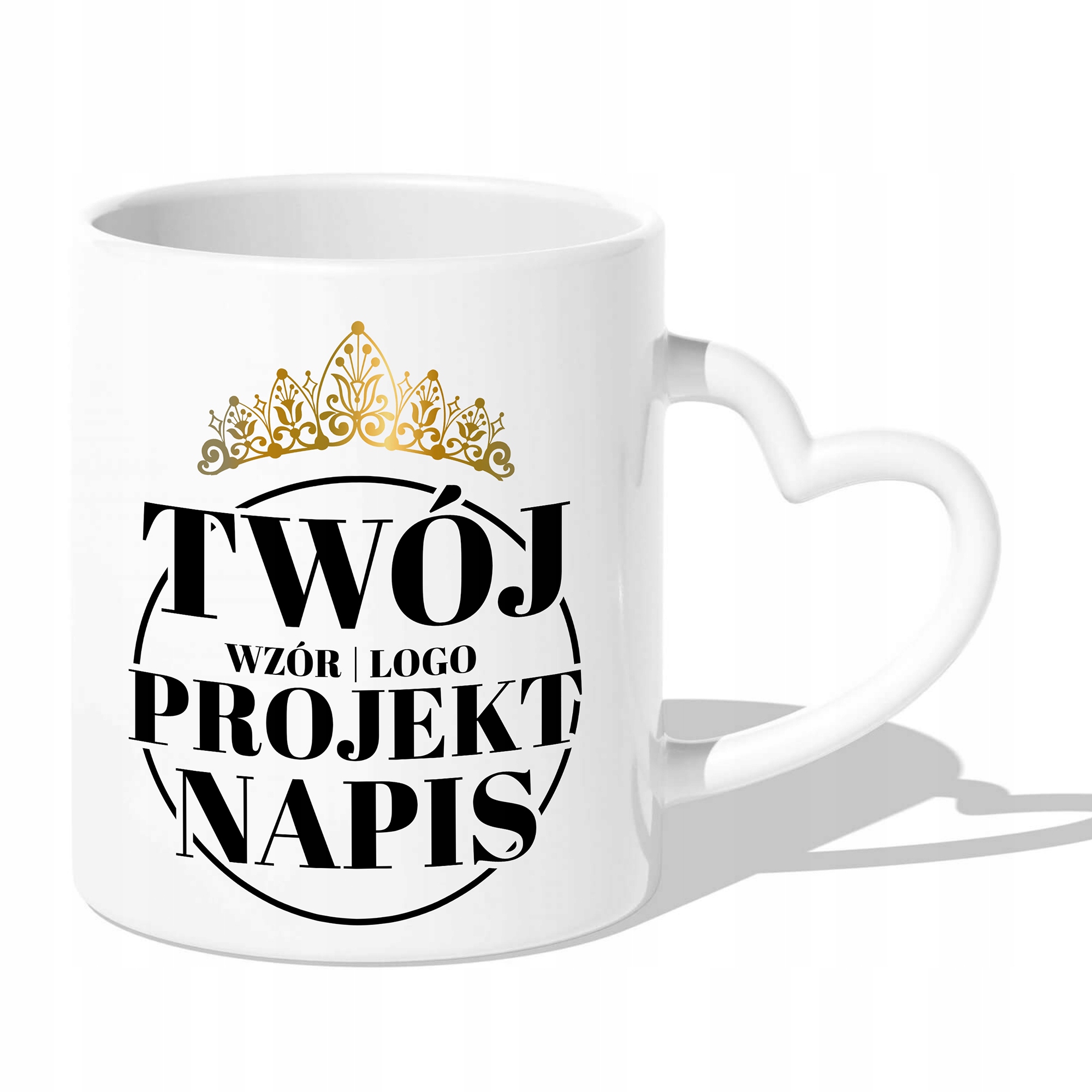 Kubek Style Couture KUBEK BIAŁY UCHYWT SERCE NADRUK ceramika 330 ml • Cena, Opinie • Kubki ...