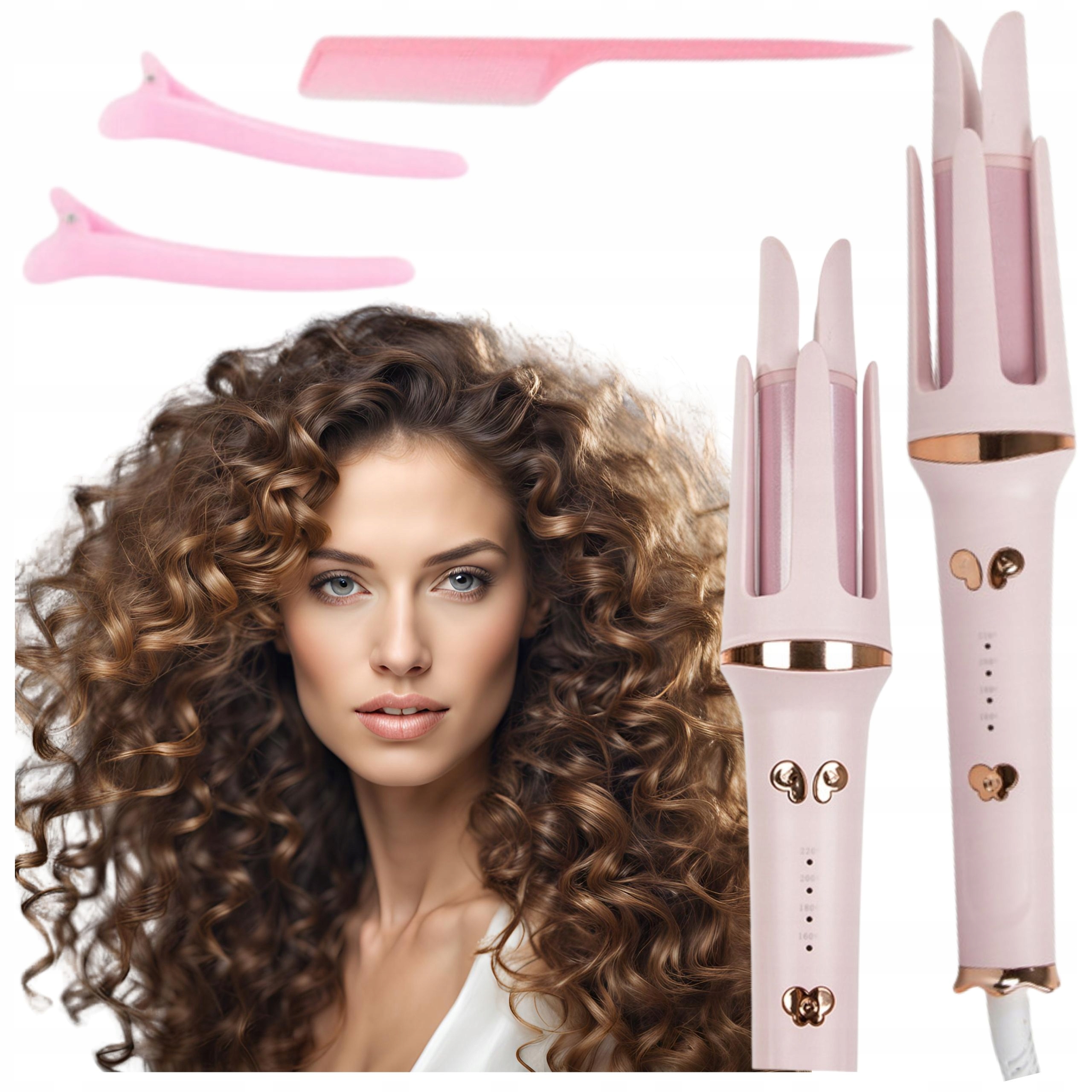 Lokówka automatyczna do stylizacji kręcenia włosów GRZEBIEŃ 2XSPINKA ...