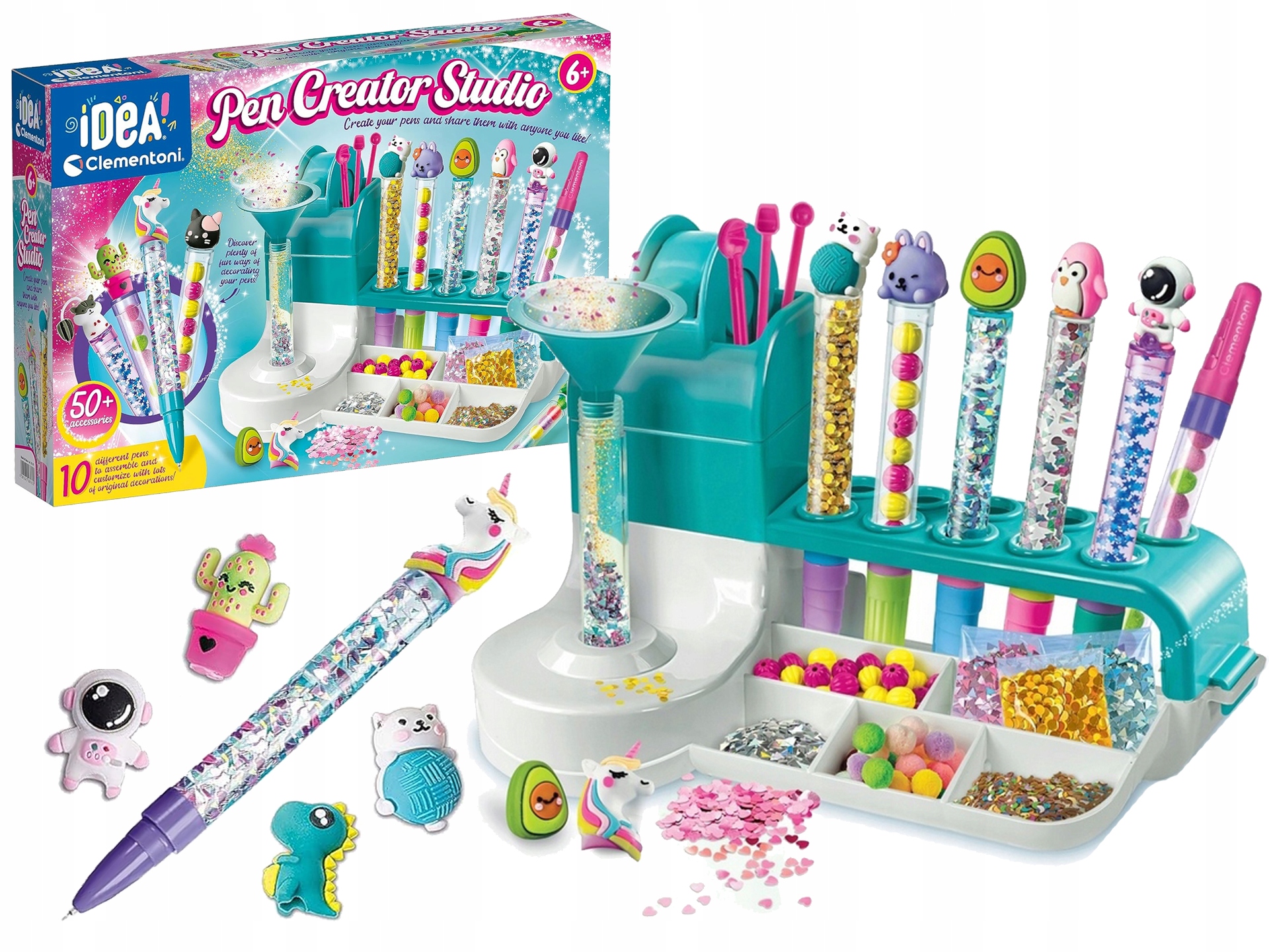 CLEMENTONI FABRYKA DŁUGOPISÓW Zestaw Kreatywny Laboratorium Długopis ...