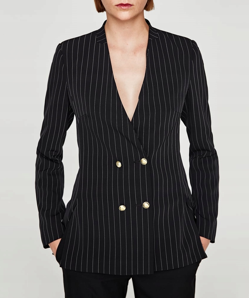 Lux, ZARA, Marynarka, złote guziki, L 13608138714 - Allegro.pl Lux, ZARA, Marynarka, złote guziki, L 13608138714 - Allegro.pl