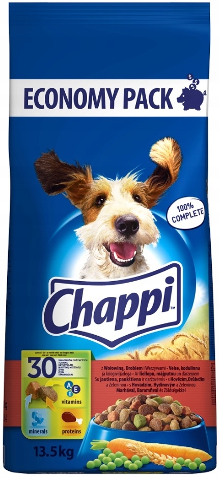 Chappi Wołowina, Kurczak, Warzywa 13,5 kg 13548544669 - Allegro.pl