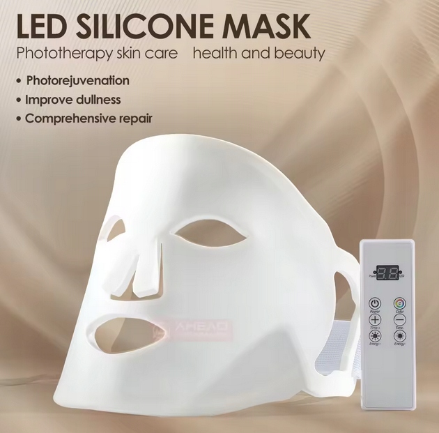 Maska LED z Fotostymulacją na twarz 13053559122 - Allegro.pl