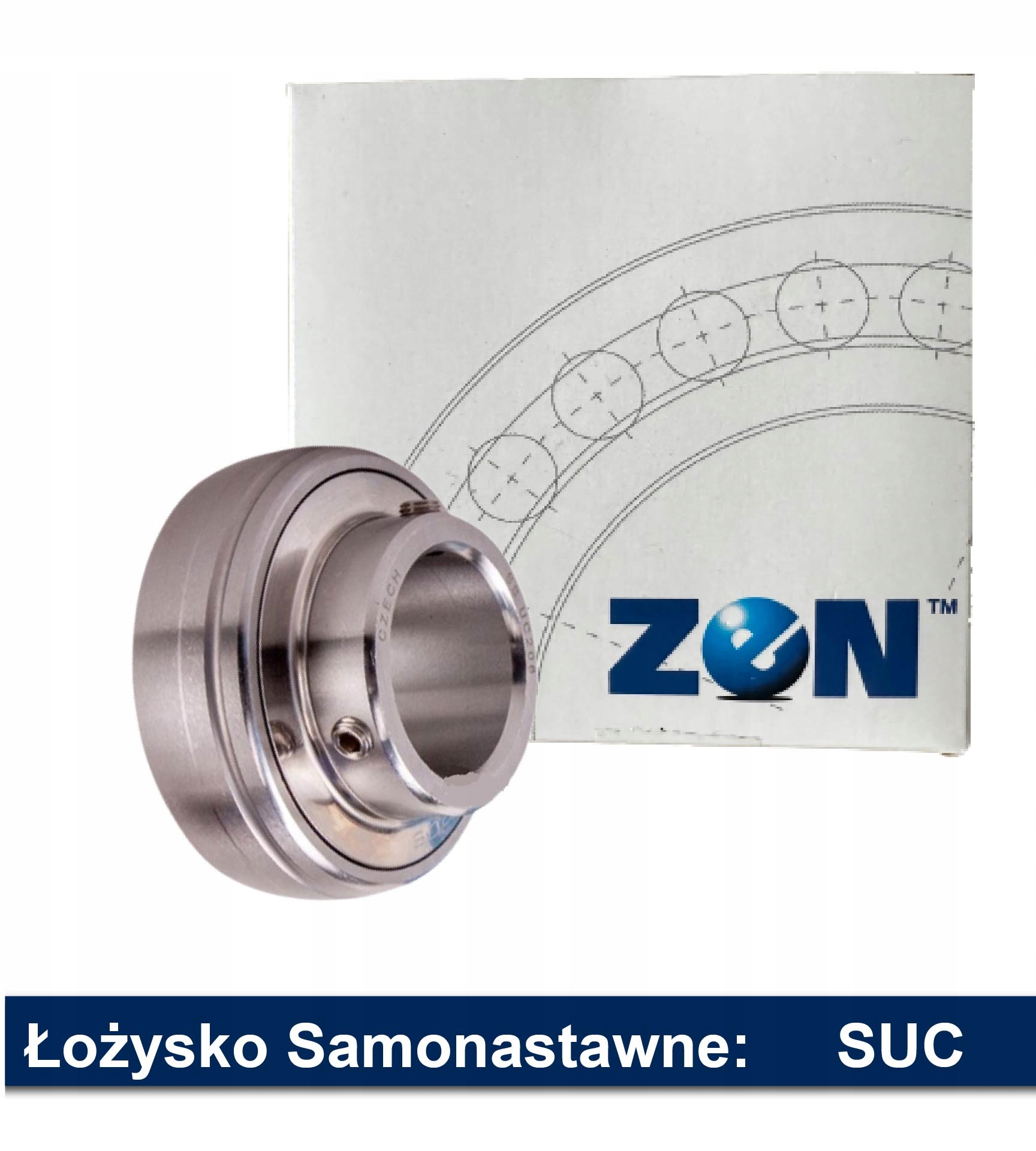 Łożysko samonastawne SUC208 ZEN • Cena, Opinie - Allegro