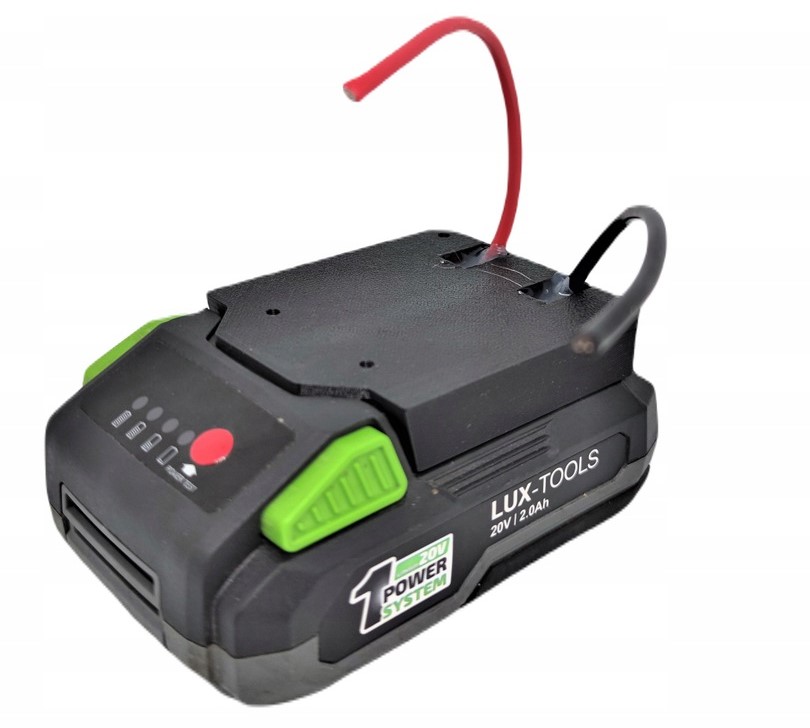 Adaptér baterie LUX TOOLS 20V, (5905999991139) • Ceny, Recenze - Allegro