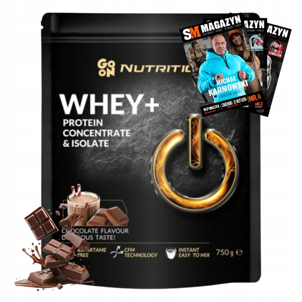 GO ON NUTRITION WHEY 750g BIAŁKO WPC WPI SERWATKA - 5900617032126 - 10493561819 - Allegro