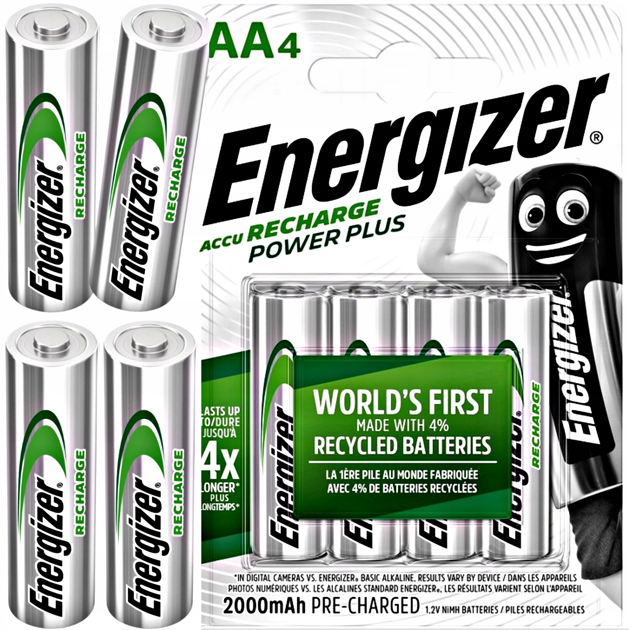 Akumulator niklowo-metalowo-wodorkowy (NiMH) Energizer AA (R6) 2000 mAh ...