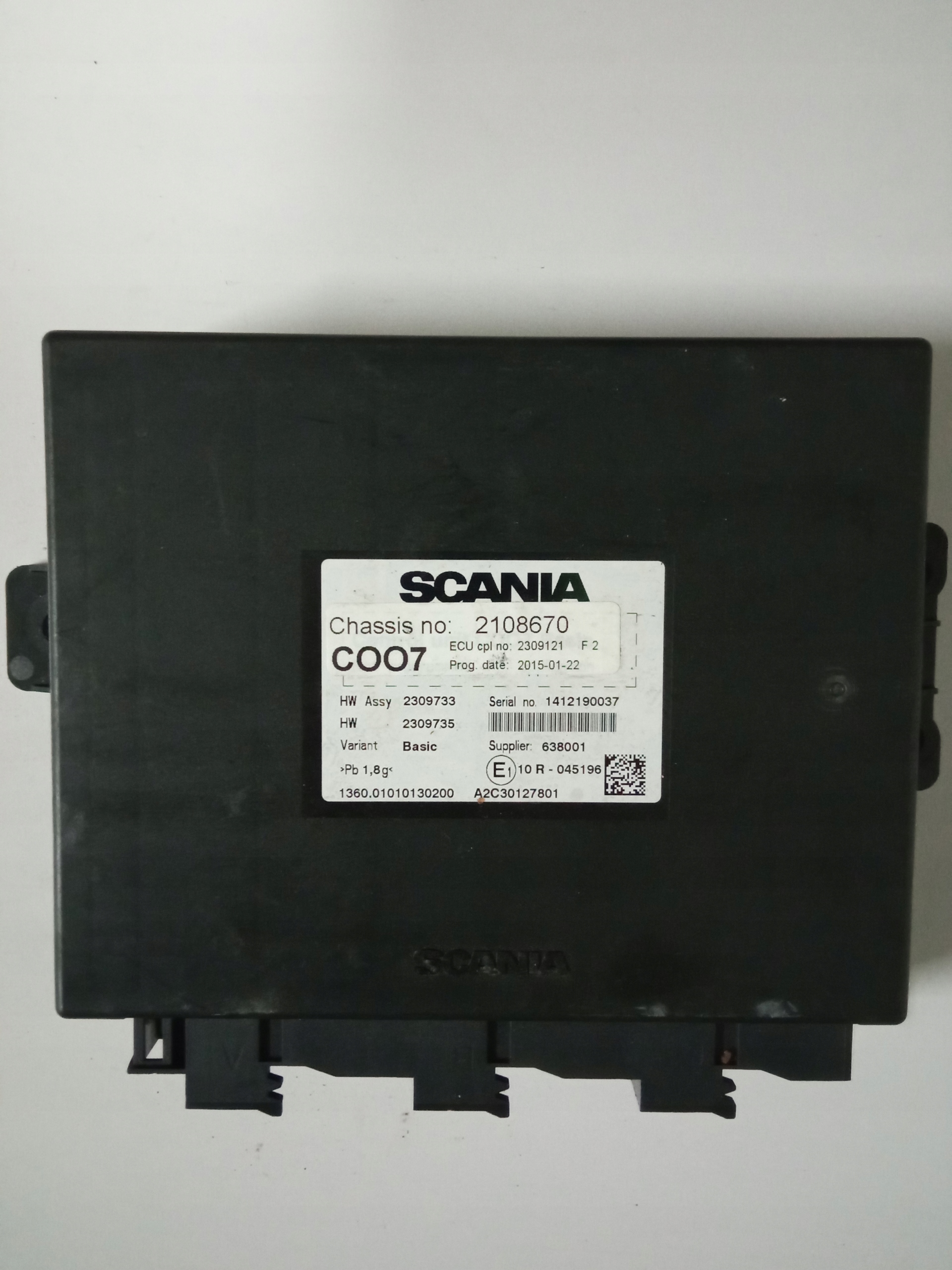 Sterownik koordynator COO7 Scania R XPI E6 za 1845.00PLN z Michalinów 1 - Allegro - (11650384861)