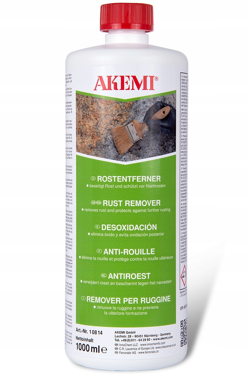 AKEMI impregnáló eltávolító kőhöz / nedves kő hatás eltávolító 1l, (4004208120030) • Ár ...