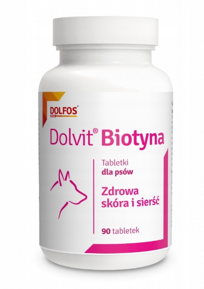 DOLFOS DOLVIT BIOTYNA 90 tabletek (5902232645224) • Cena, Opinie • Suplementy dla psów i kotów ...