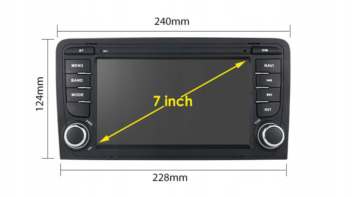 Radio Nawigacja Audi A3 8P ANDROID 12RAM 4 GB - Sklep, Opinie, Cena w Allegro.pl