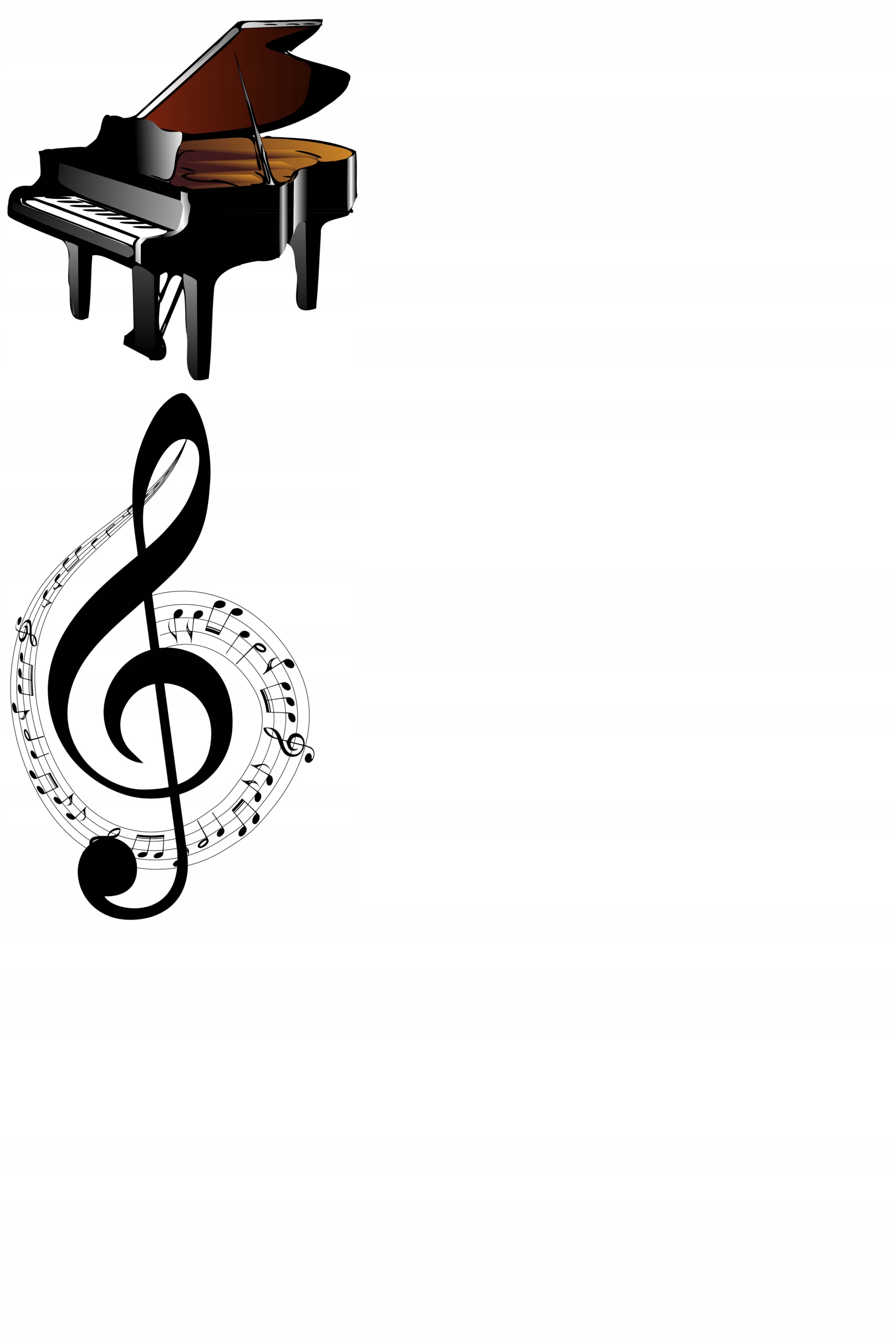 PAPIER WAFLOWY OPŁATEK MUZYK MUZYKA FORTEPIAN NUTKA KLUCZ DODATEK ...