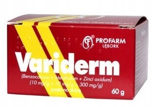 VARIDERM (10MG+ 10MG +300MG)/G ,PASTA NA SKÓRĘ 60G (5909990261123 ...
