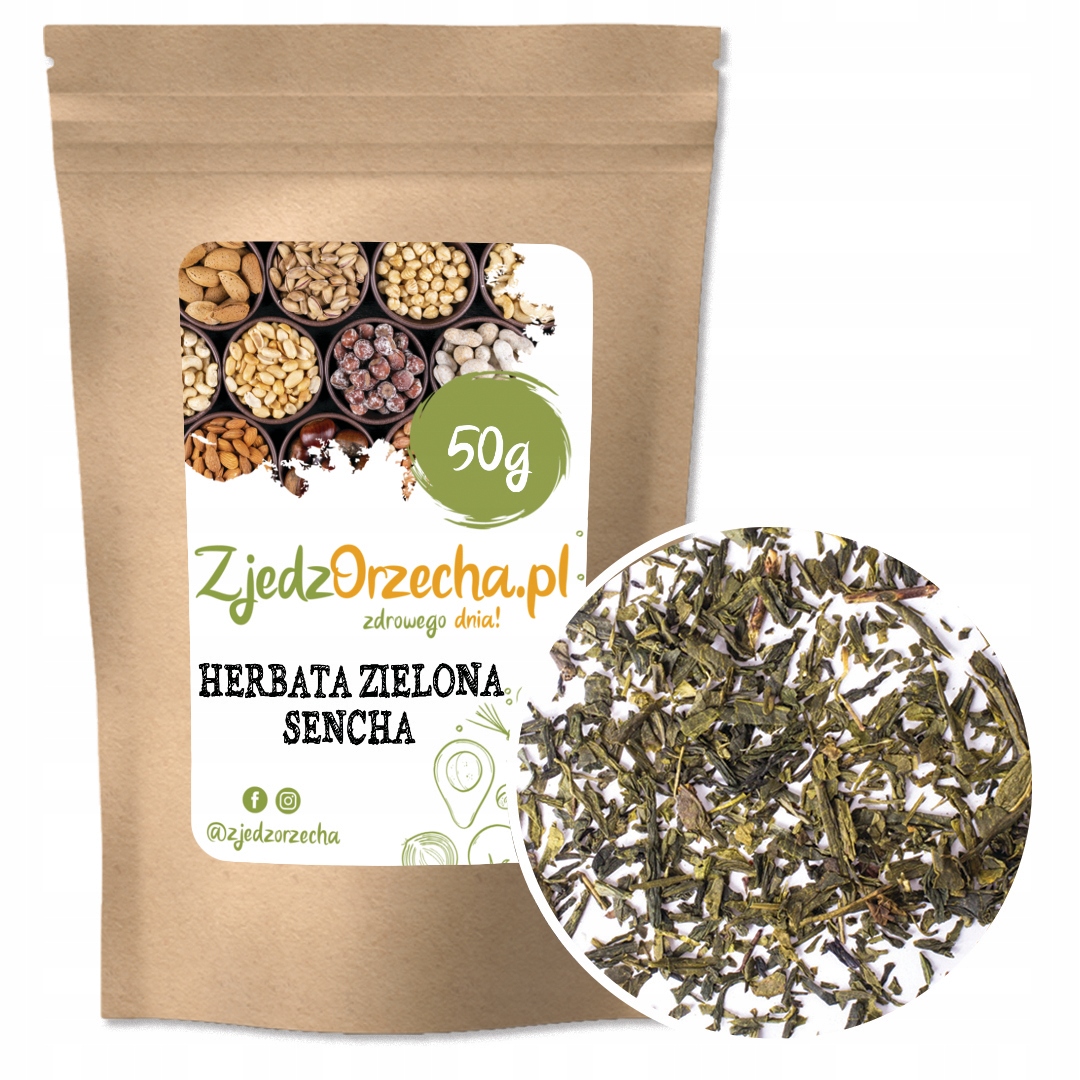 AROMÁS ZÖLD SENCHA TEA - 50g, (5905741746451) • Ár, Vélemények - Allegro