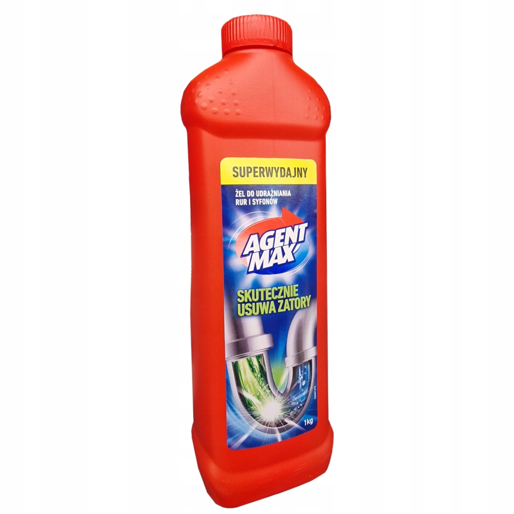 Agent Max żel udrażnianie rur 1l - porównaj ceny - Allegro.pl