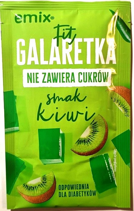 Galaretka kiwi Emix 25 g bez cukru (5901858004163) • Cena, Opinie ...