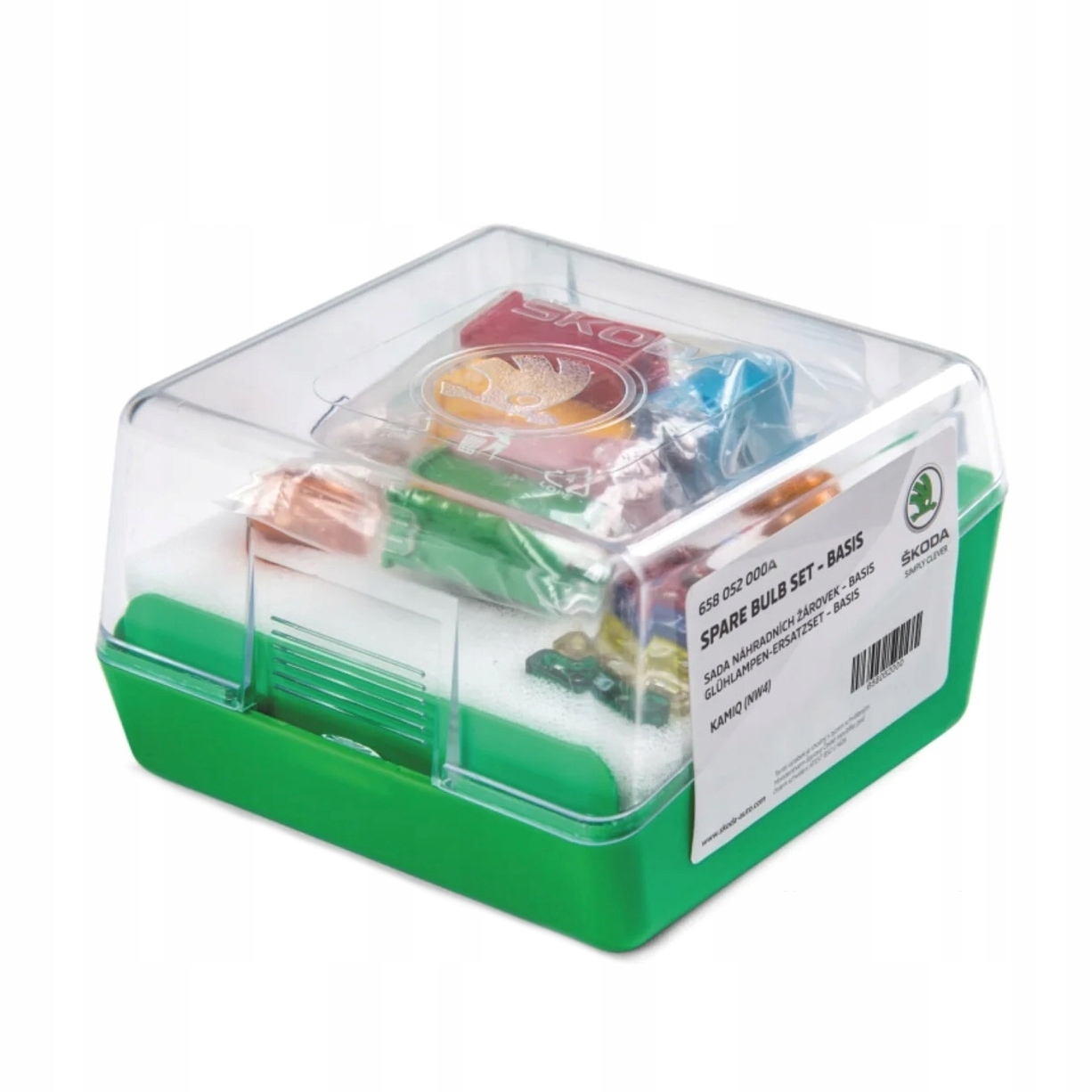 SKODA OE 658052000A KOMPLET BEZPIECZNIKÓW ZAPASOWYCH - HIGH SCALA/KAMIQ ...
