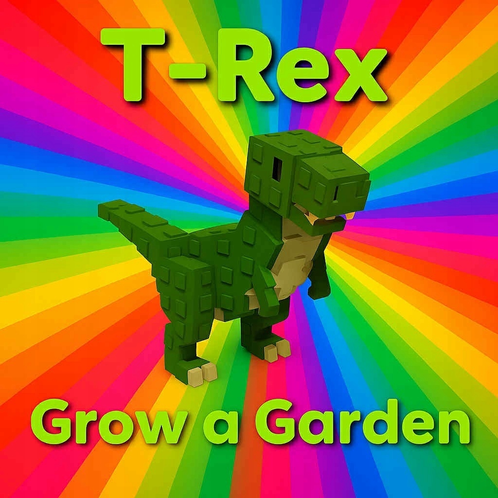 T-Rex | Pet | Grow A Garden Roblox - Stan: Produkt cyfrowy 3.99PLN ...