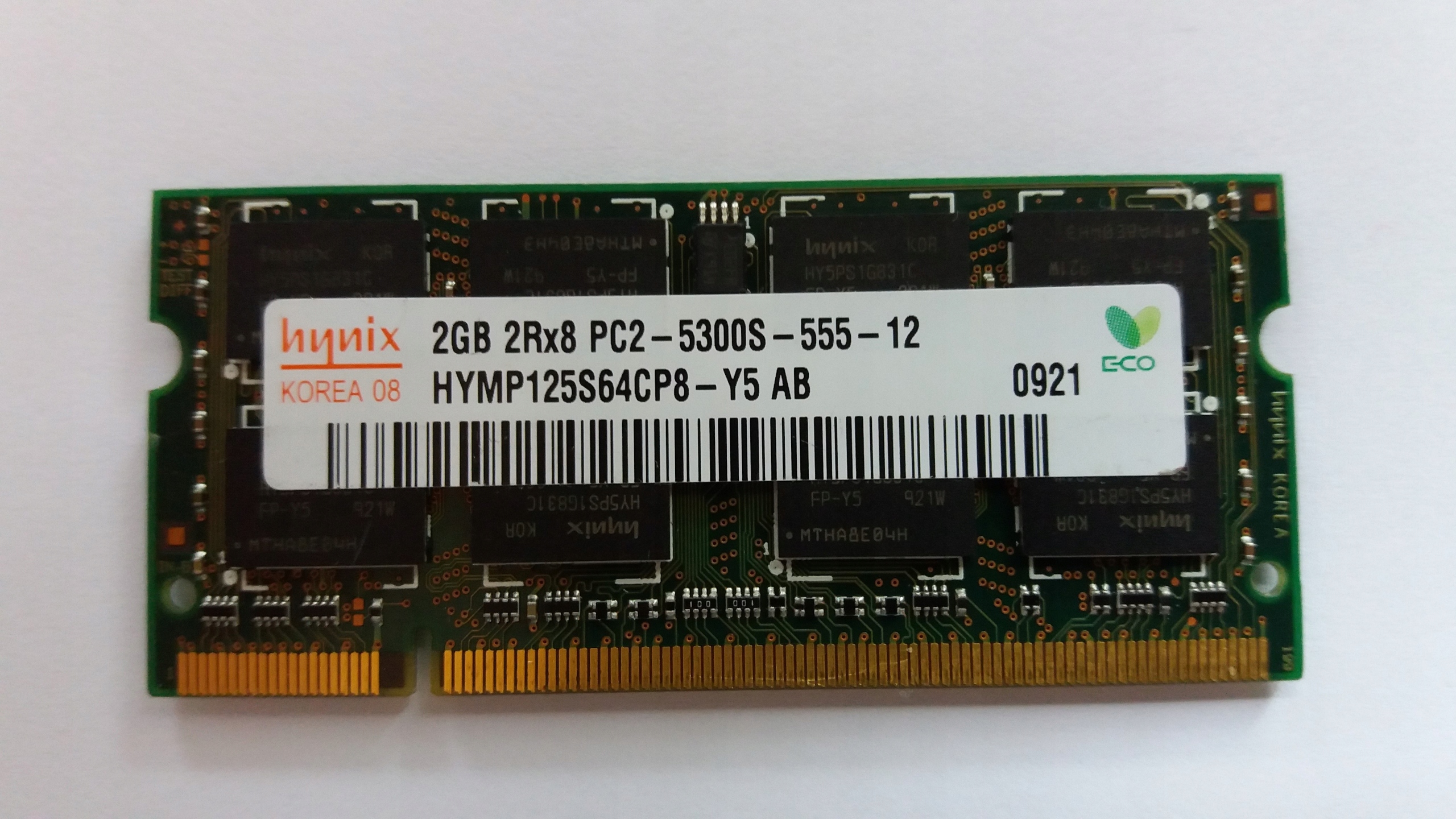 PAMIĘĆ RAM 2GB DDR2 SO-DIMM DO LAPTOPA 667MHz 5300 w Warszawa - Sklep ...