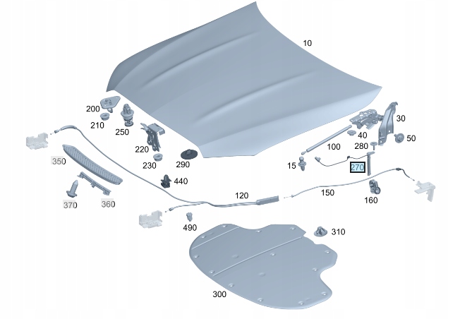 NABÓJ MASKI MERCEDES C KLASA W206 21- za 437.40PLN z SKIERNIEWICE ...