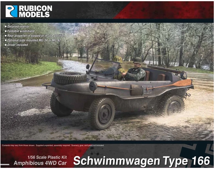 Rubicon Models 280080 – Schwimmwagen Type 166 – modely pro hru Bolt ...