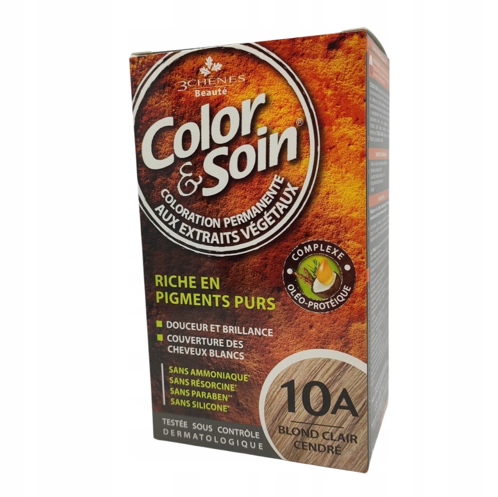Farba do włosów Color&Soin,popielaty blond 10A (3525727539475) • Cena ...