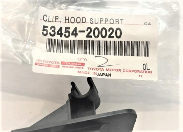 Toyota OE 53454-20020 uchwyt podpory maski avensis • Cena, Opinie - Allegro