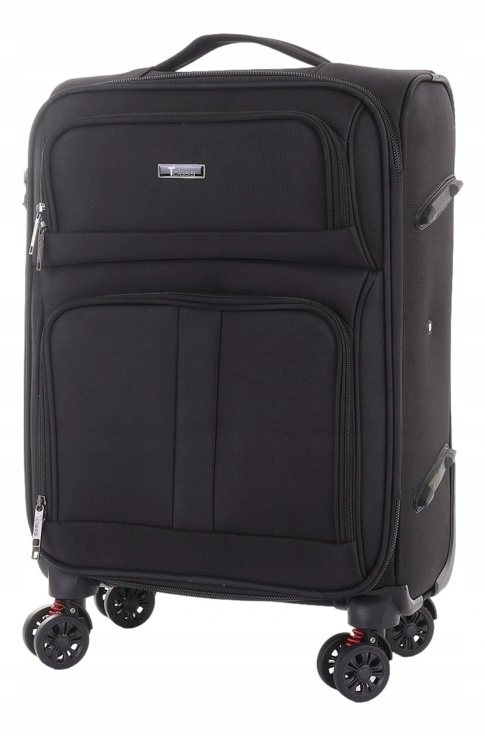 T-class® Palubní Cestovní Kufr 932, Černá, M - Nízká cena na Allegro