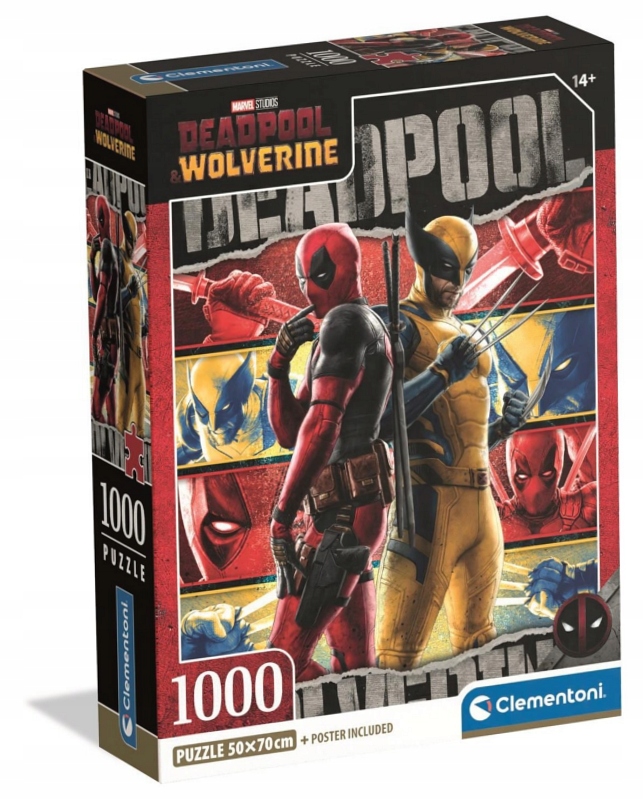Puzzle 1000 Deadpool - Niska cena na Allegro