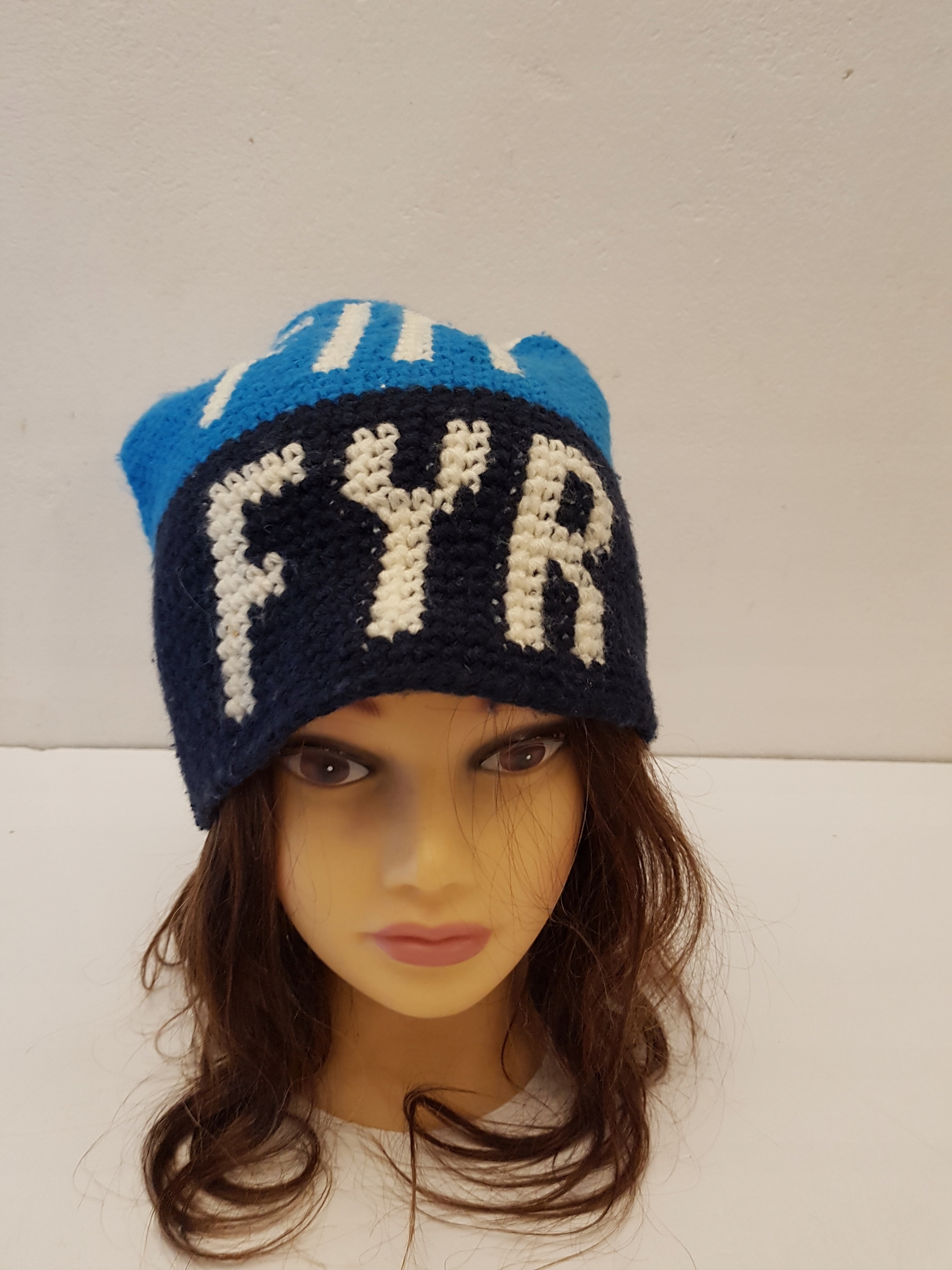 001 HOUSE OF HYGGE FIN FYR czapka zimowa beanie niebieski rozmiar M/L ...