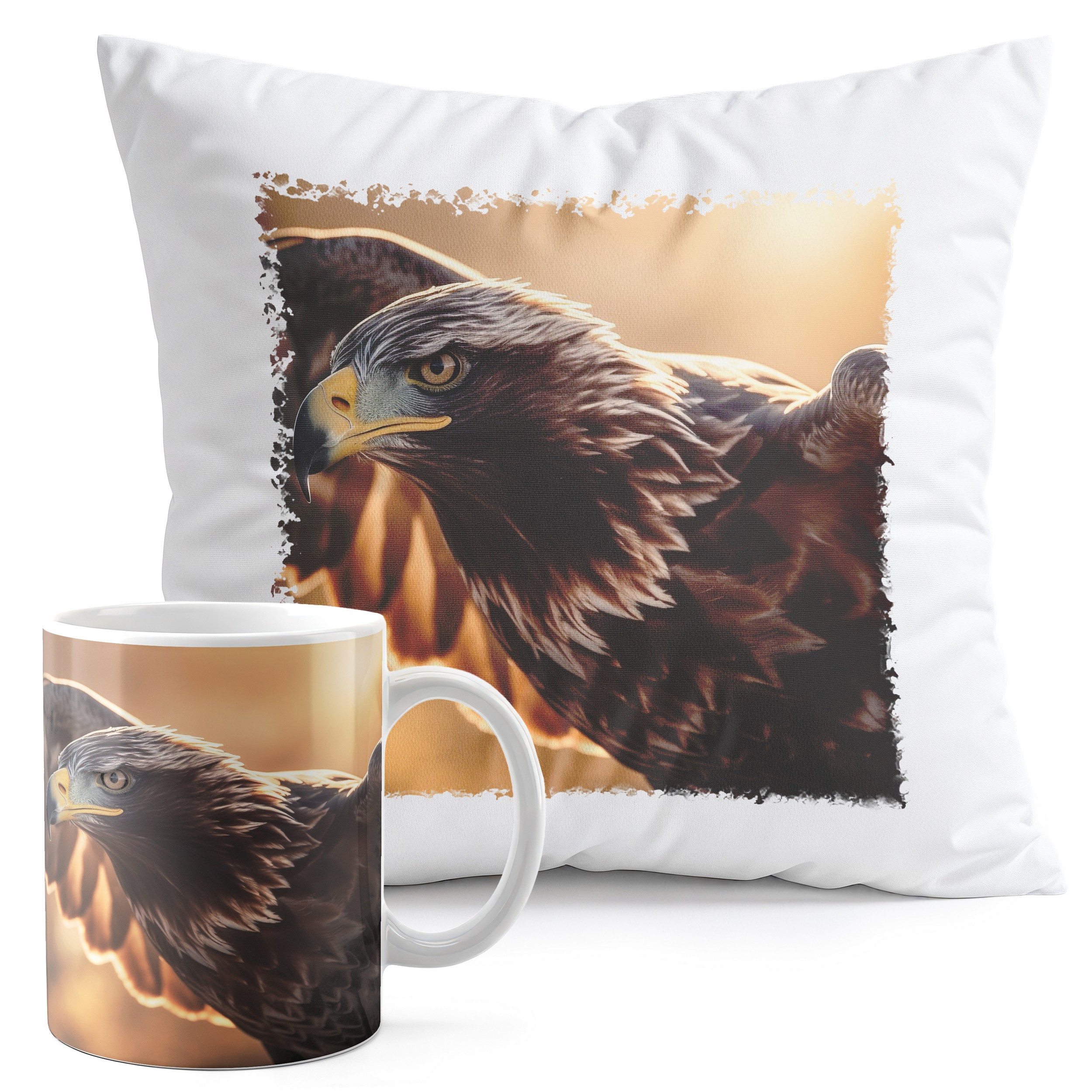 KÉSZLET BÖGRE + PÁRNA NYOMTATÁSSAL - ÁLLATOK MADÁR SAS, (5907953514347 ...