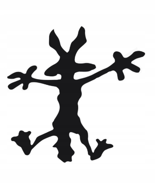 NAKLEJKA 3D NA AUTO SAMOCHÓD KOJOT NA WGNIECENIA 5905756552771 za 12 ...