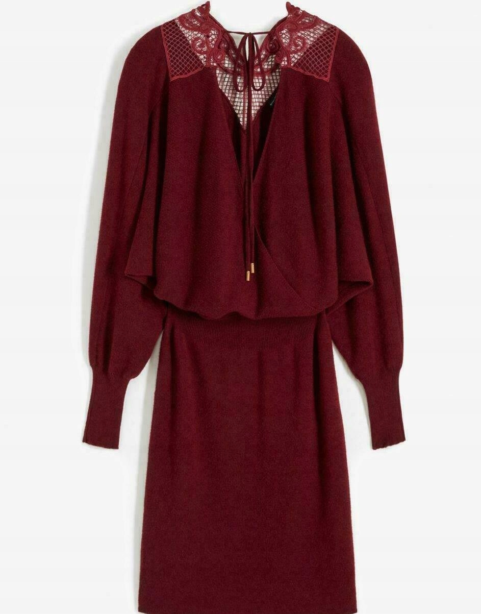 Bonprix sukienka do pracy dzianinowa przed kolano rozmiar 44/46 • Cena ...