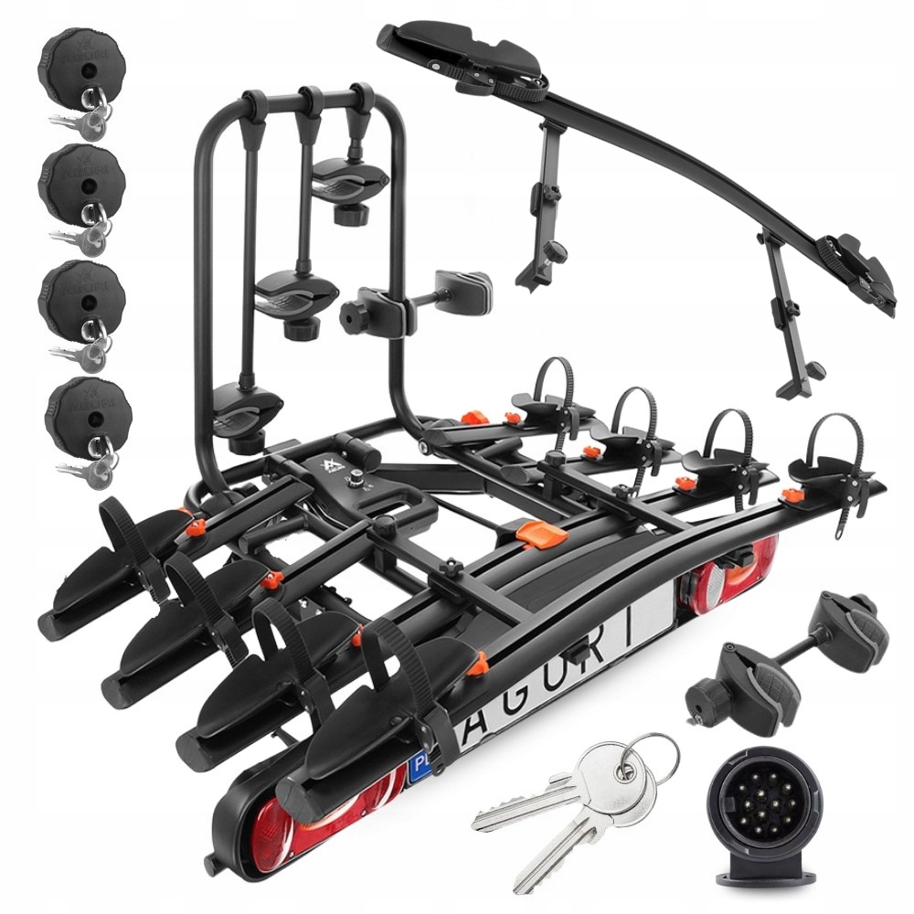 Dostawka do Bagażnik Rowerowy na Hak Aguri Active Bike 2 w Uchwyty ...