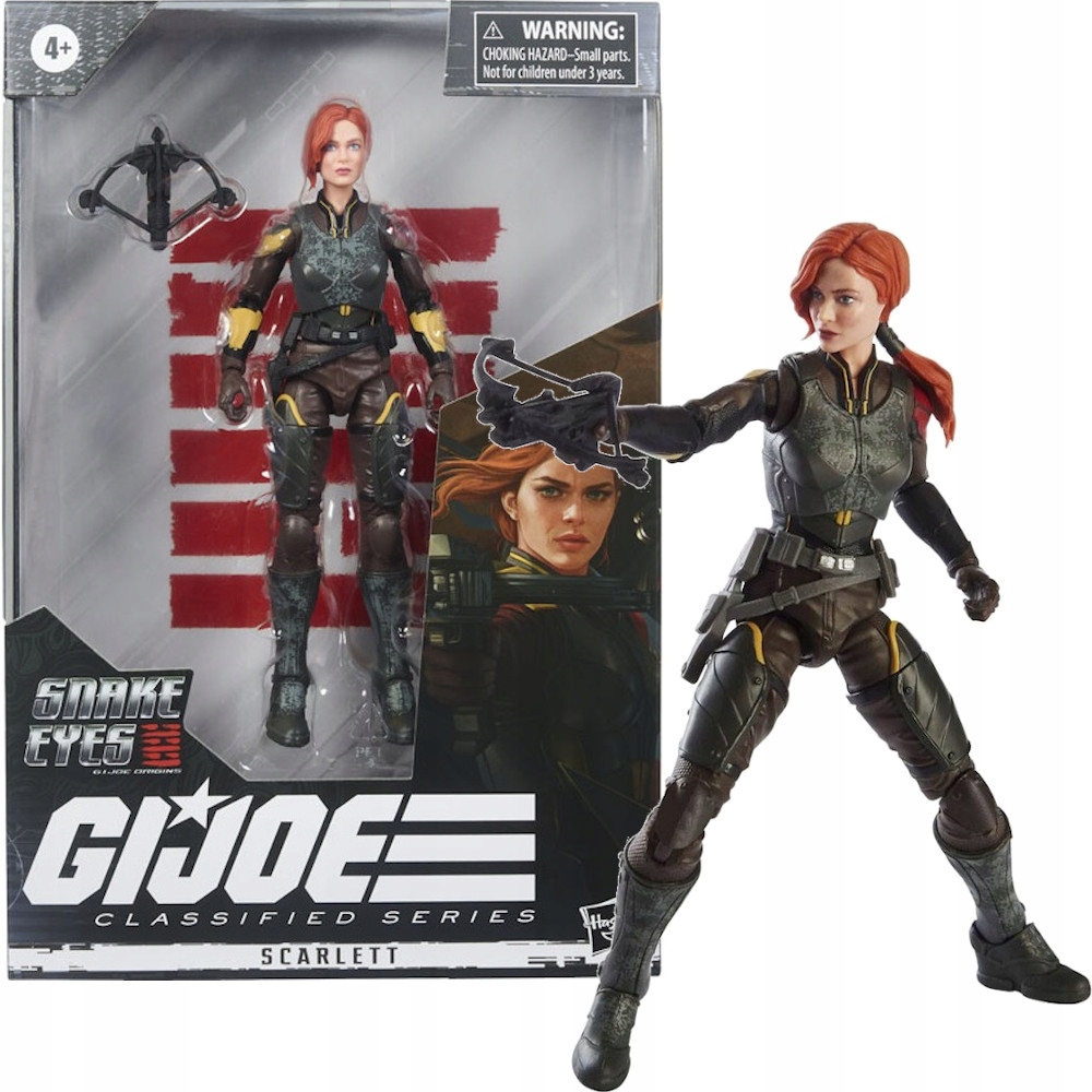 G.I. JOE SNAKE EYES RUCHOMA FIGURKA SCARLETT (5010993738311) • Cena, Opinie • Figurki ...
